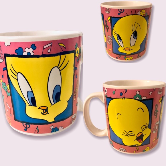Warner Bros. | Kitchen | Vintage 94 Tweety Bird Pink Warner Brothers ...